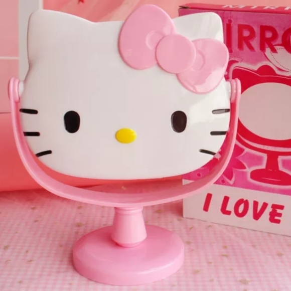 Hello Kitty | Makeup | Hello Kitty Stand Mirror | Poshmark